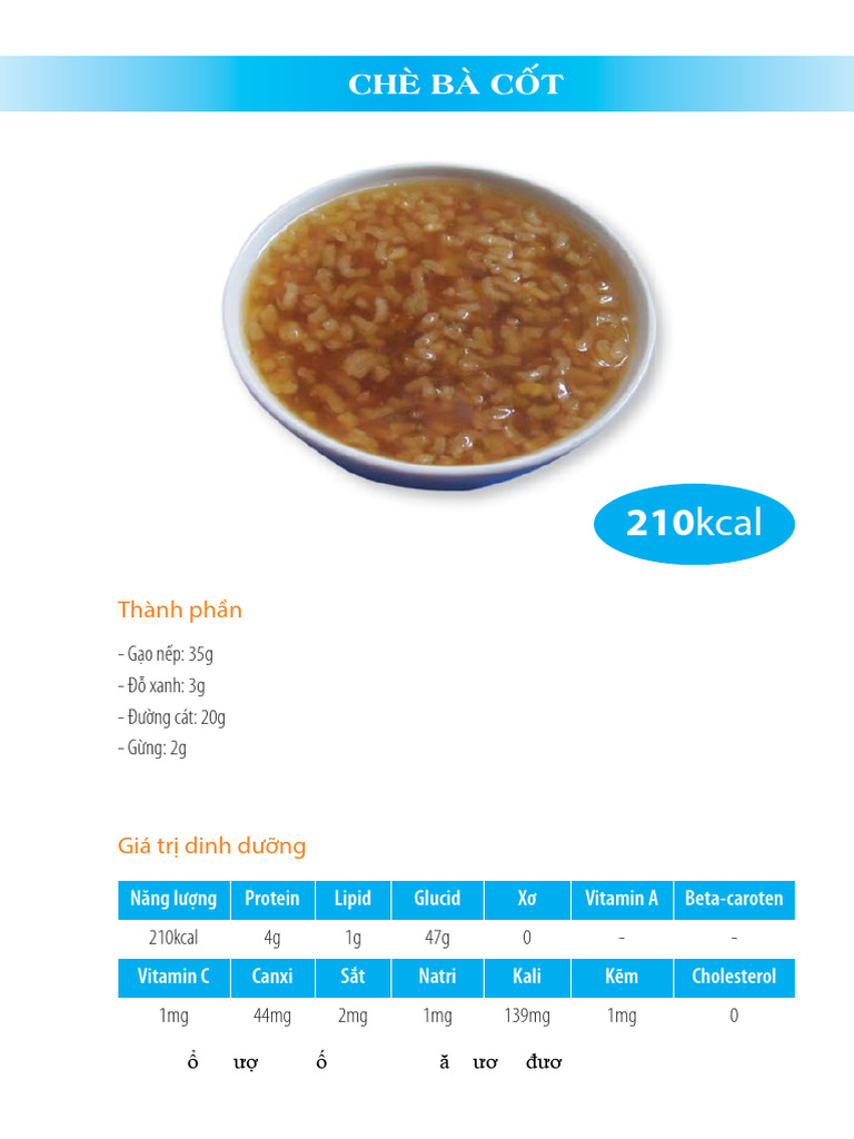 Chè Bà C T: Thành phần | PDF