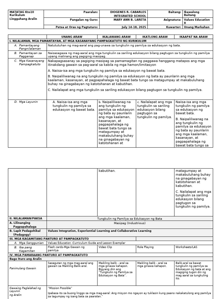 DLL Q1 KP4-Ma. Liezel A. Bautista | PDF