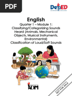 Grade 2 English Module 1 and 2 Final | PDF | Sound | Alphabet