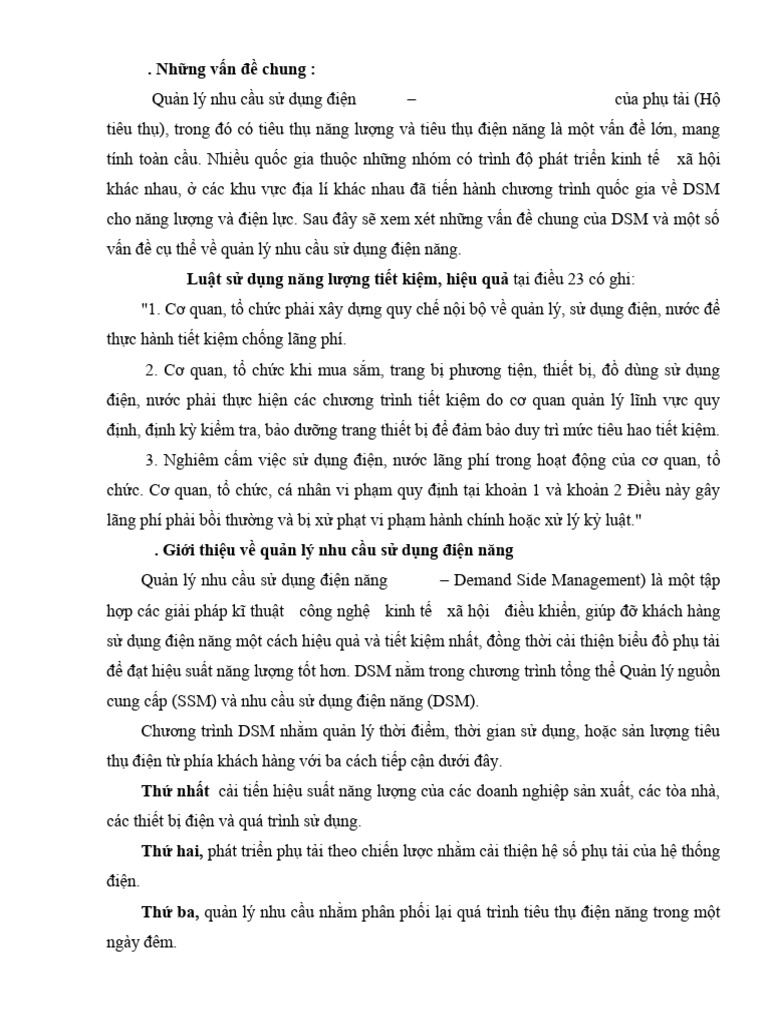 1-Bai 1-Gioi Thieu Ve Su Dung Nang Luong Va DSM-tai Lieu Cho SV | PDF