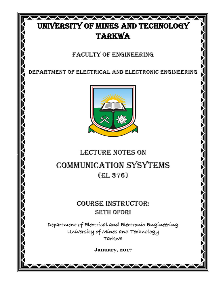 Communication Systems Overview | PDF | Electromagnetic Spectrum ...