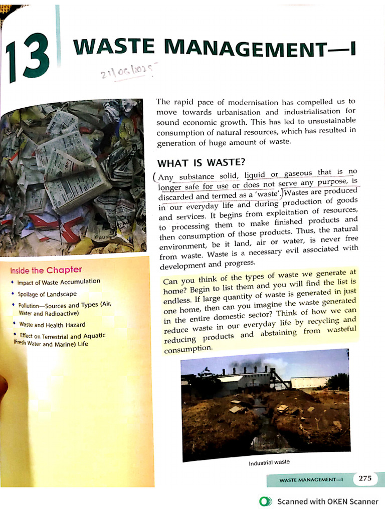 CH 13 (Waste Management I) | PDF