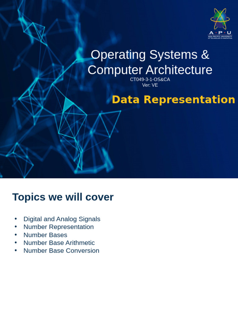 02 Data Representation-2 | PDF | Digital Signal | Computer Engineering