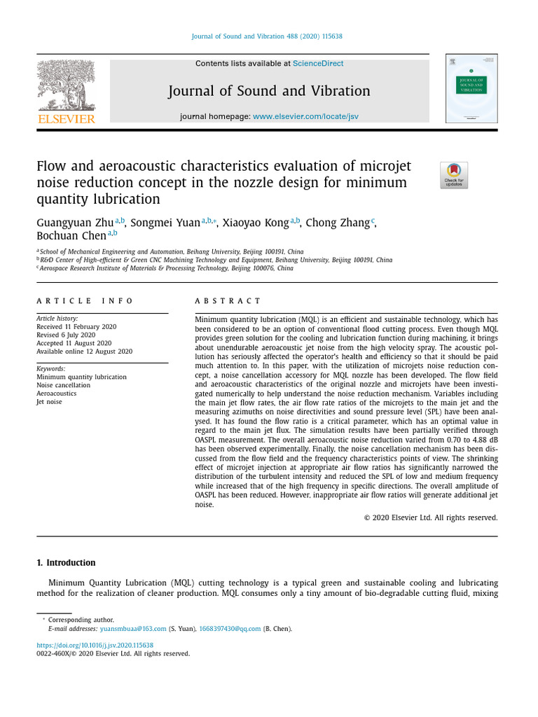 Flow and Aeroacoustic Characteristics Evaluation | PDF | Fluid Dynamics ...