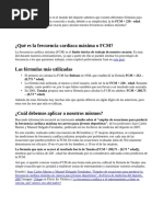Fórmula de Tanaka para FCM | PDF | Ritmo cardiaco | Salud y bienestar