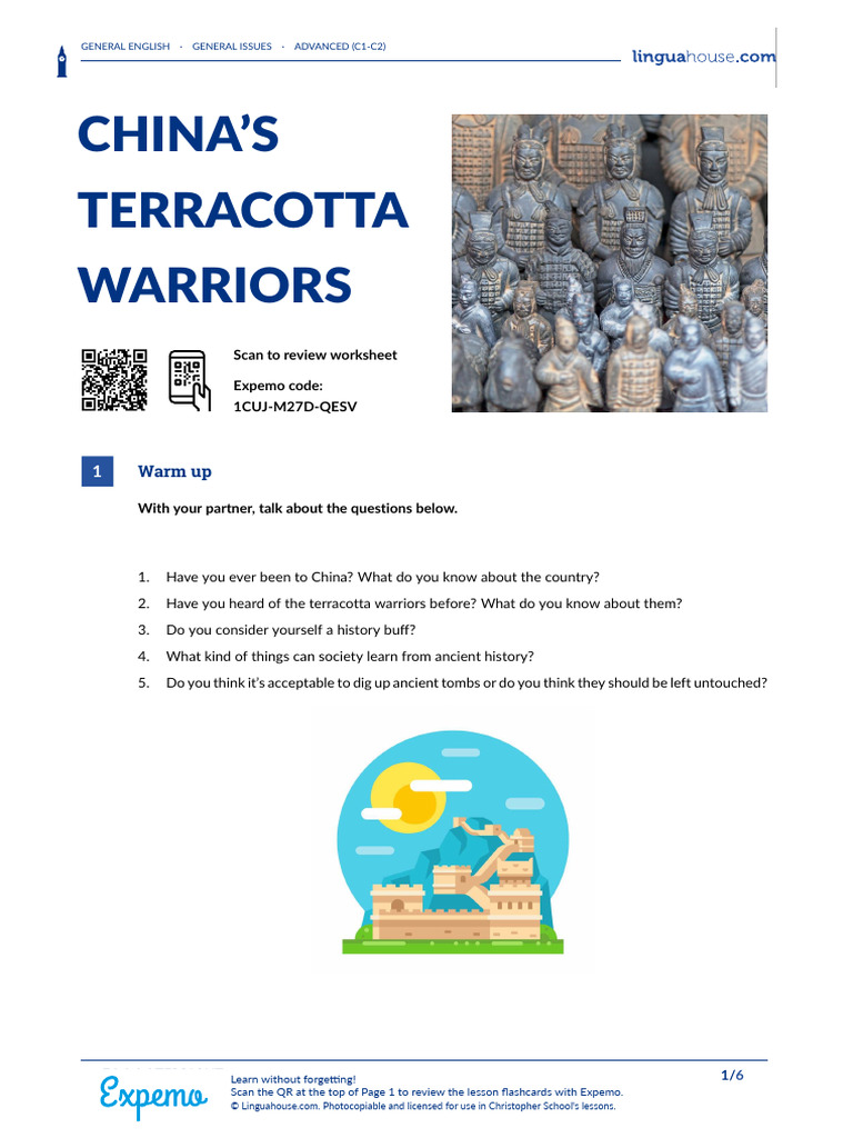 Chinas Terracotta Warriors British English Student | PDF