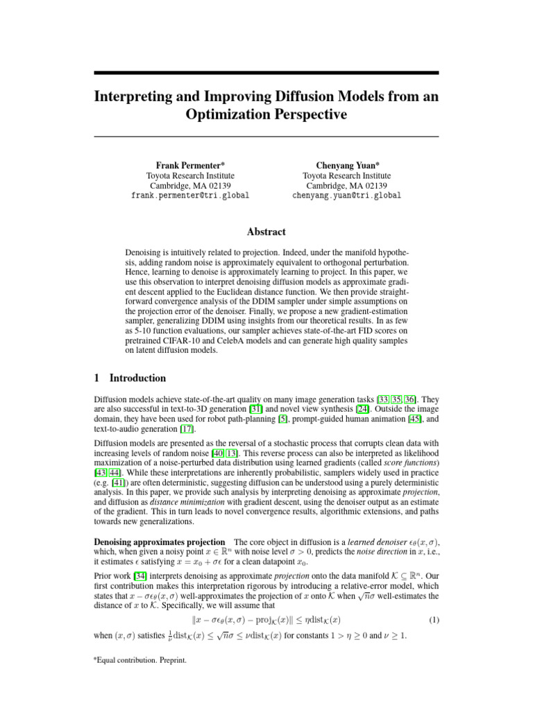Gradient Guidance in Diffusion Models | PDF | Applied Mathematics ...