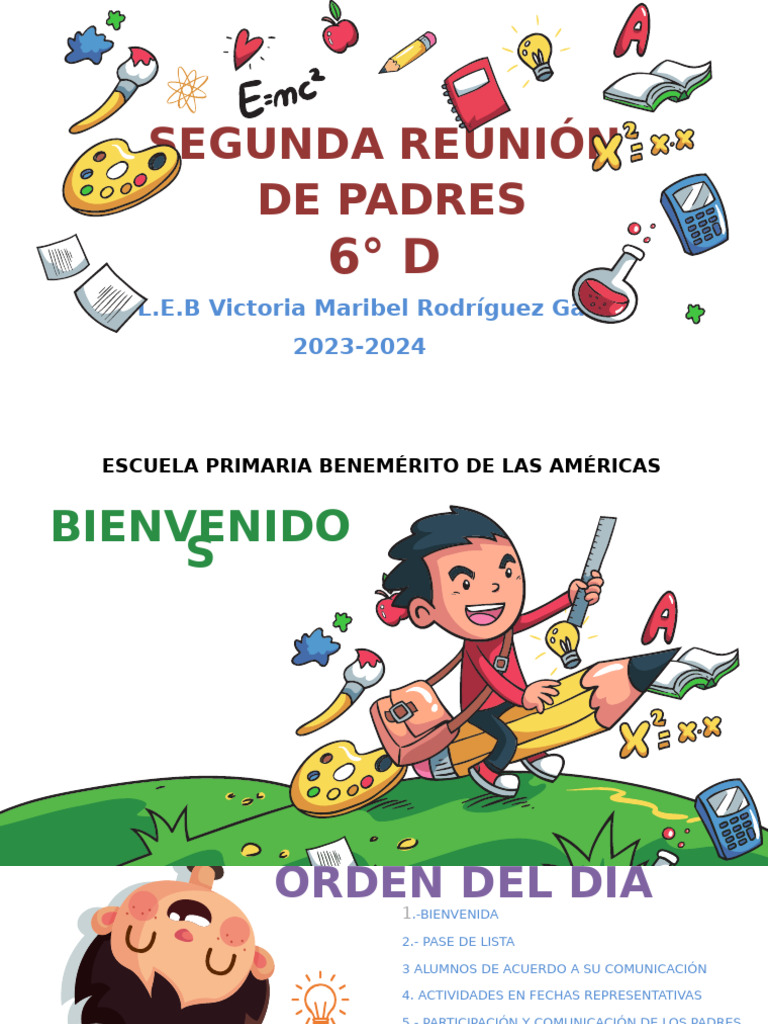 Segunda Reunion Padres de Familia | PDF