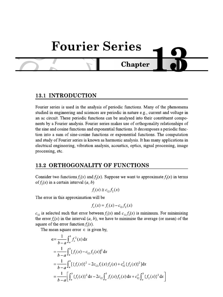 Fourier Series | PDF