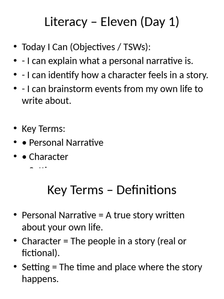 Week1 Day1 Eleven Expanded | PDF | Learning | Human Communication