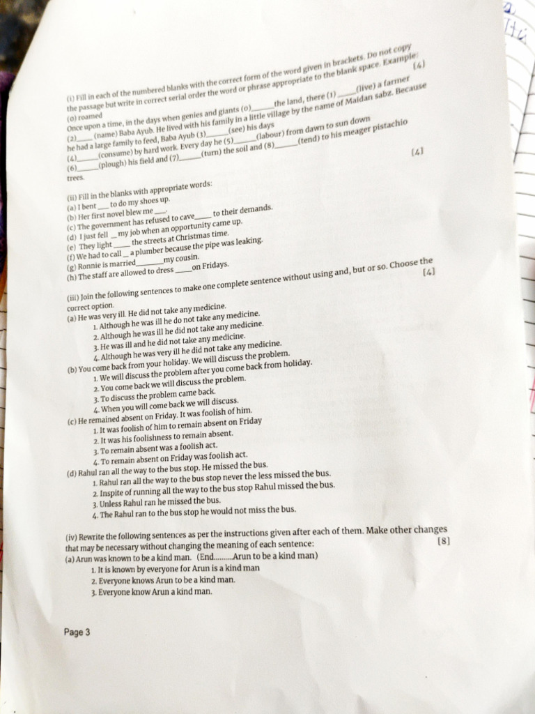 Class 10 Grammar | PDF