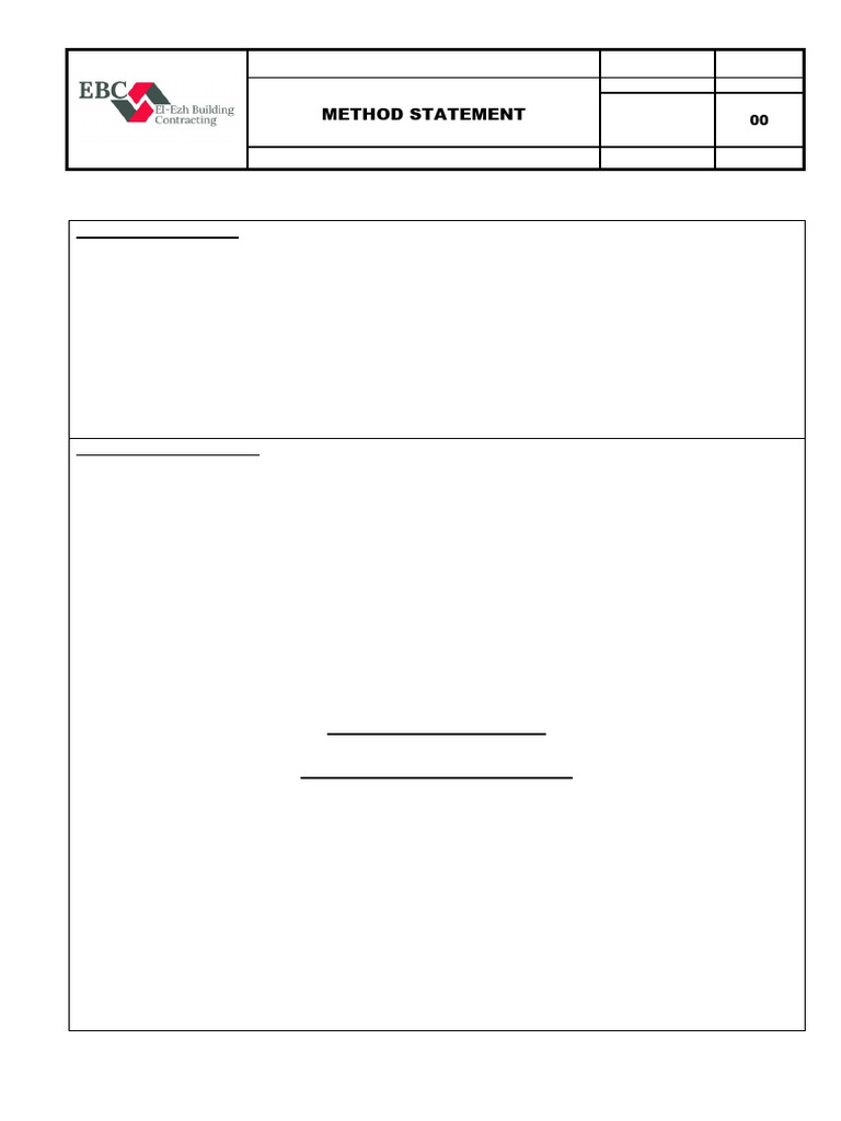 03 Method of Statment For STEEL STR | PDF | Screw | Nut (Hardware)