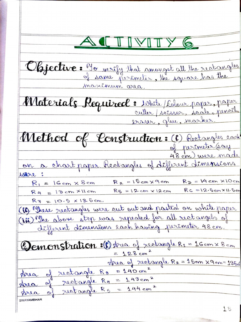 Activity Class 12 Part 2 | PDF