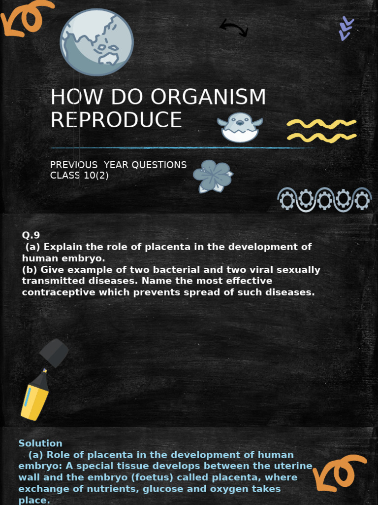 Organism Reproduction: Class 10 Guide | PDF | Birth Control | Reproduction