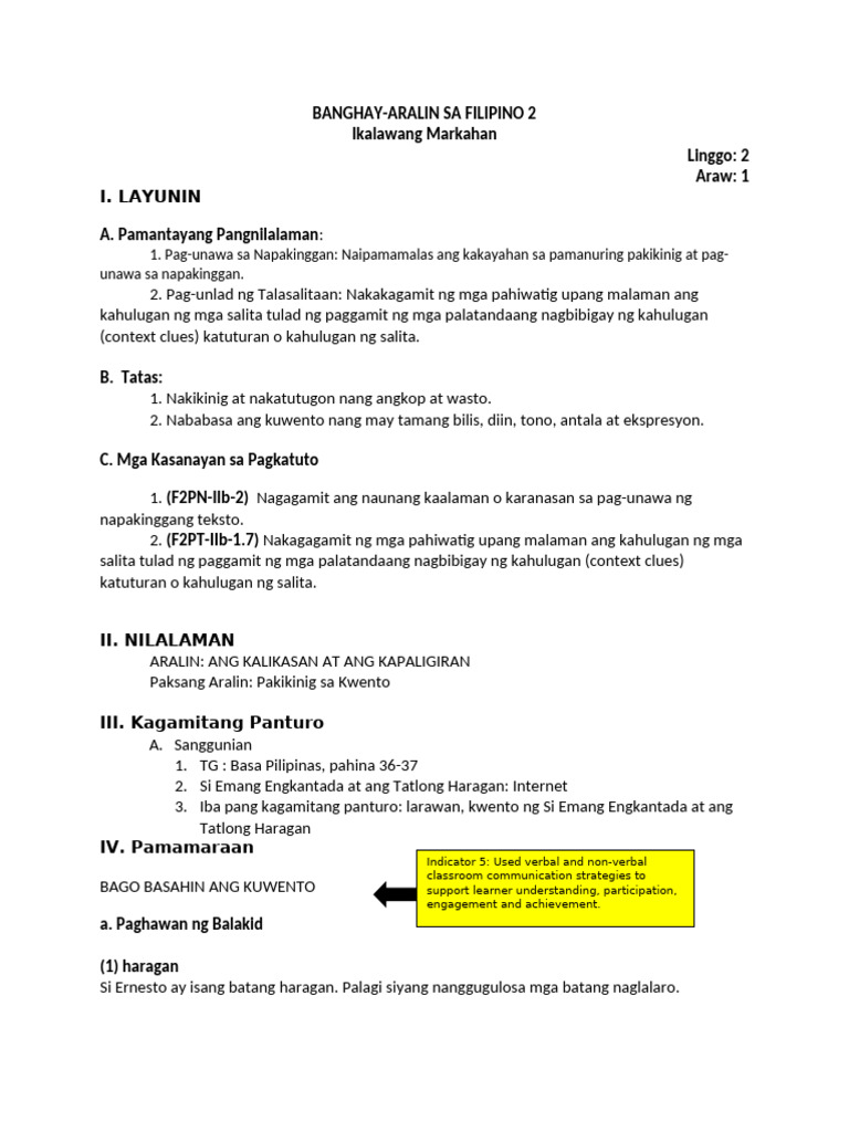 Banghay Aralin q4 Grace | PDF