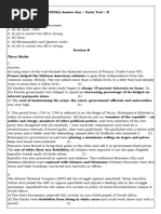 Class 9 SST Half Yearly Exam Sample Paper 2025-26 | PDF | French ...