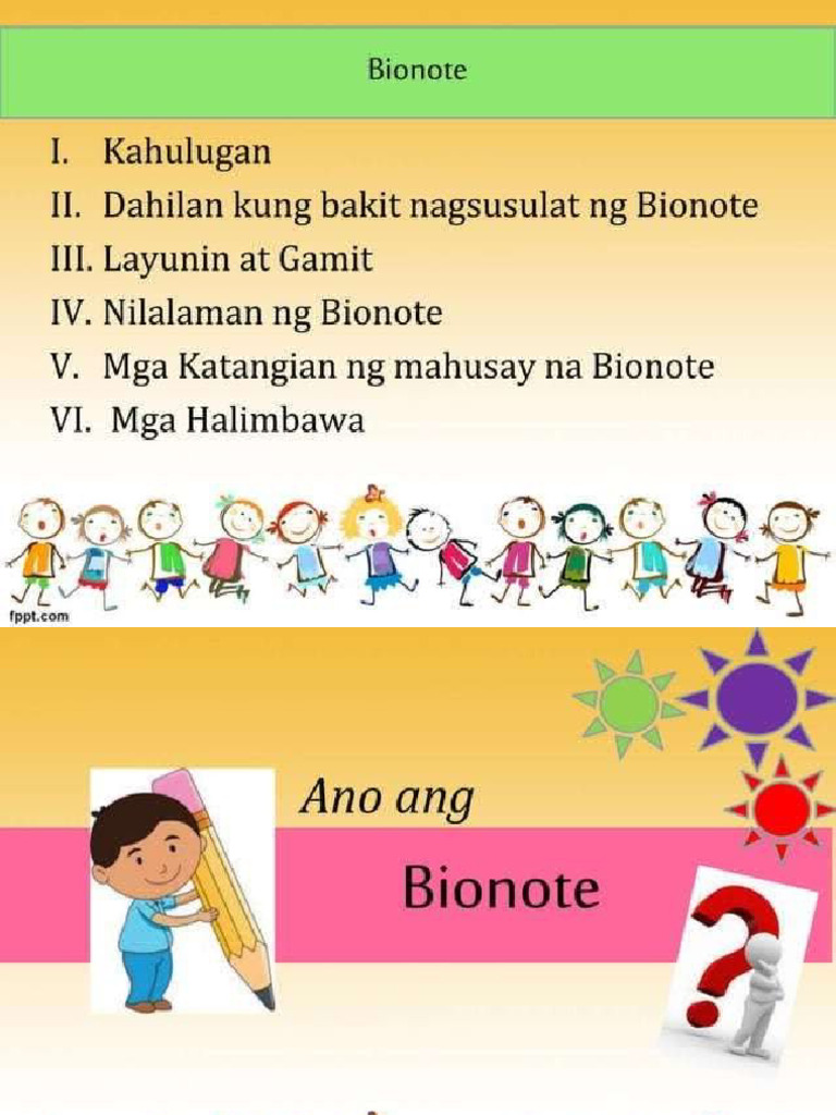 Bionote PPT 2 | PDF