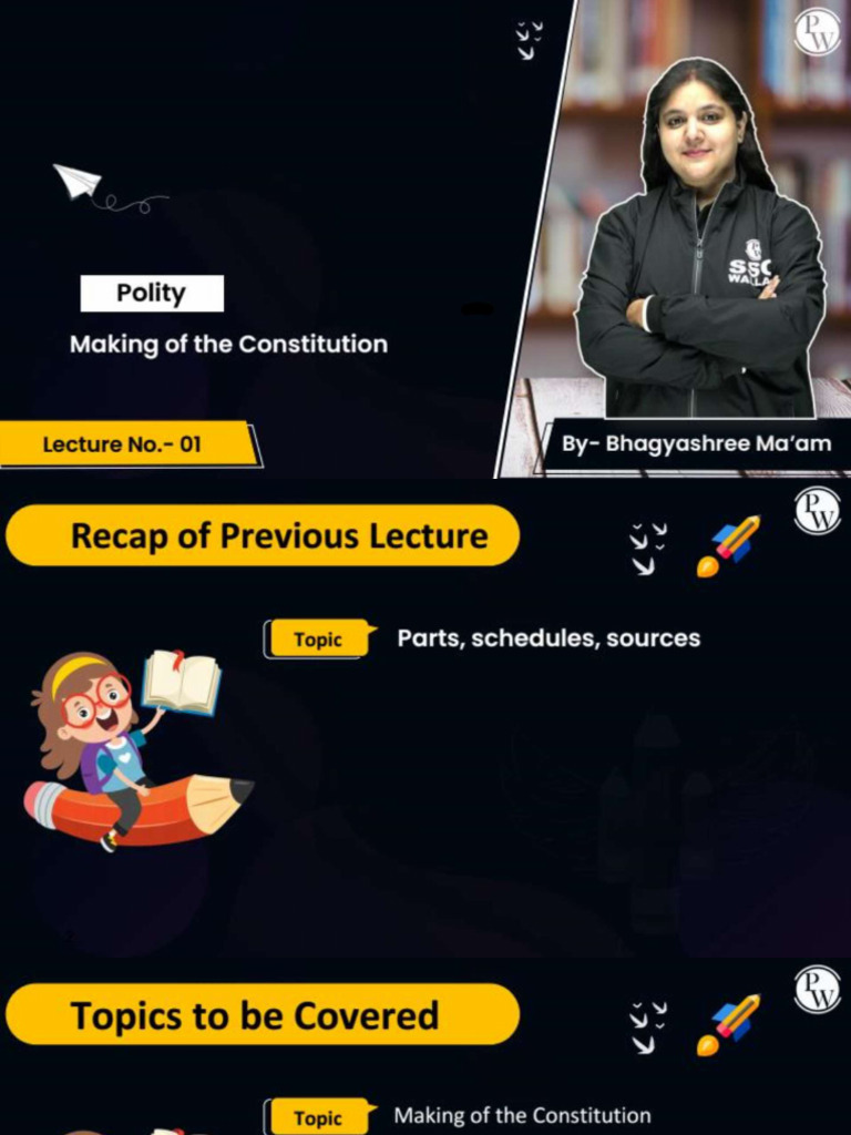 Making of The Constitution - Class Notes | PDF