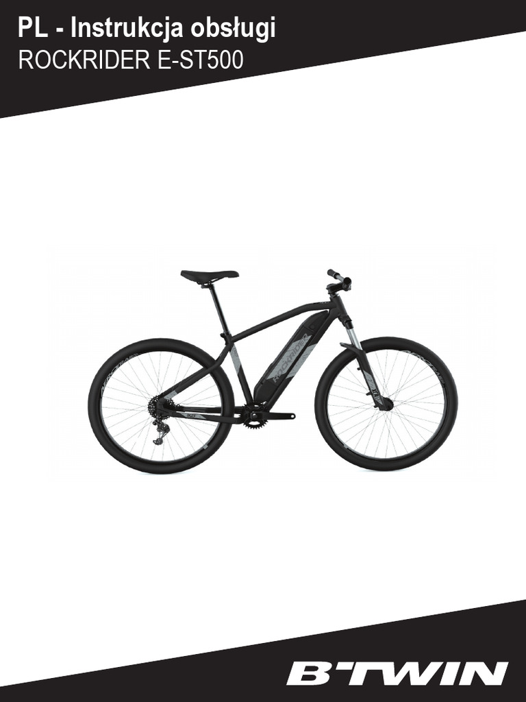 Instrukcja Silnika Rockrider e st500 | PDF