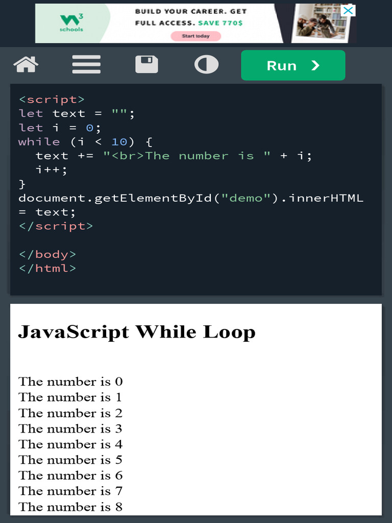 W3Schools Tryit Editor | PDF