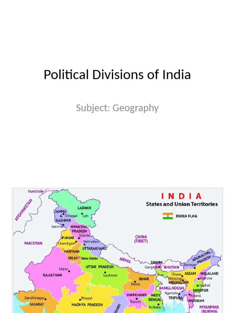 Political Divisions of India Explained | PDF