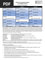 Middle School Block Schedule Samples | PDF