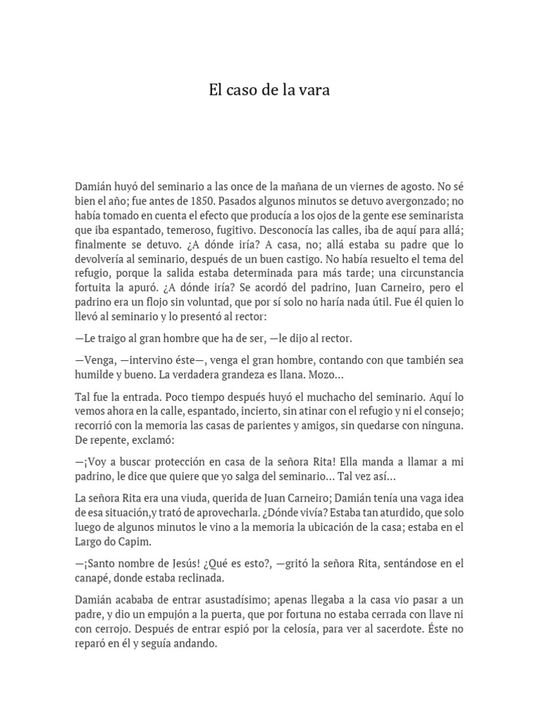 El Caso de La Vara | PDF