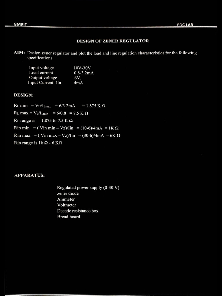Edc Lab Manual | PDF