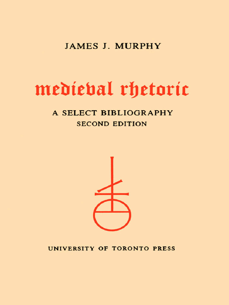 Medieval Rhetoric: A Select Bibliography | PDF | Rhetoric