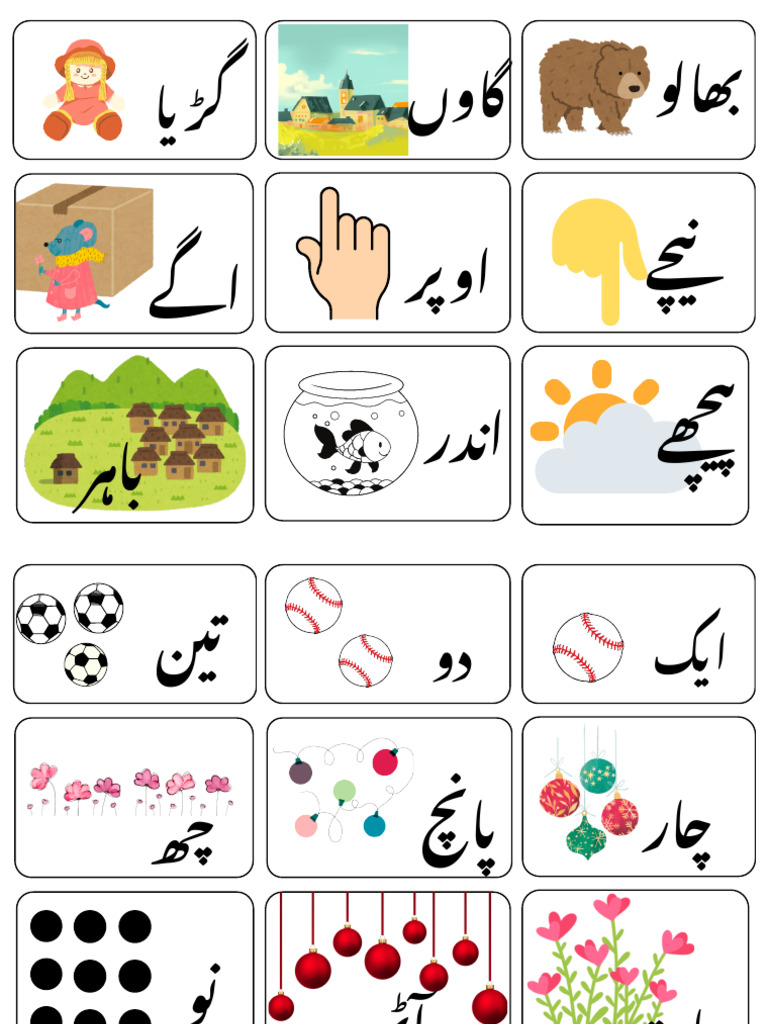 Urdu Worksheet | PDF