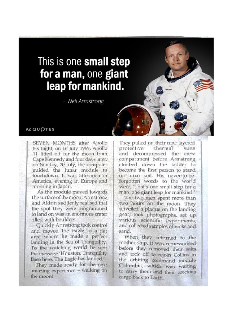 Comprehension and Language Practice | PDF | Moon | Moon Landing