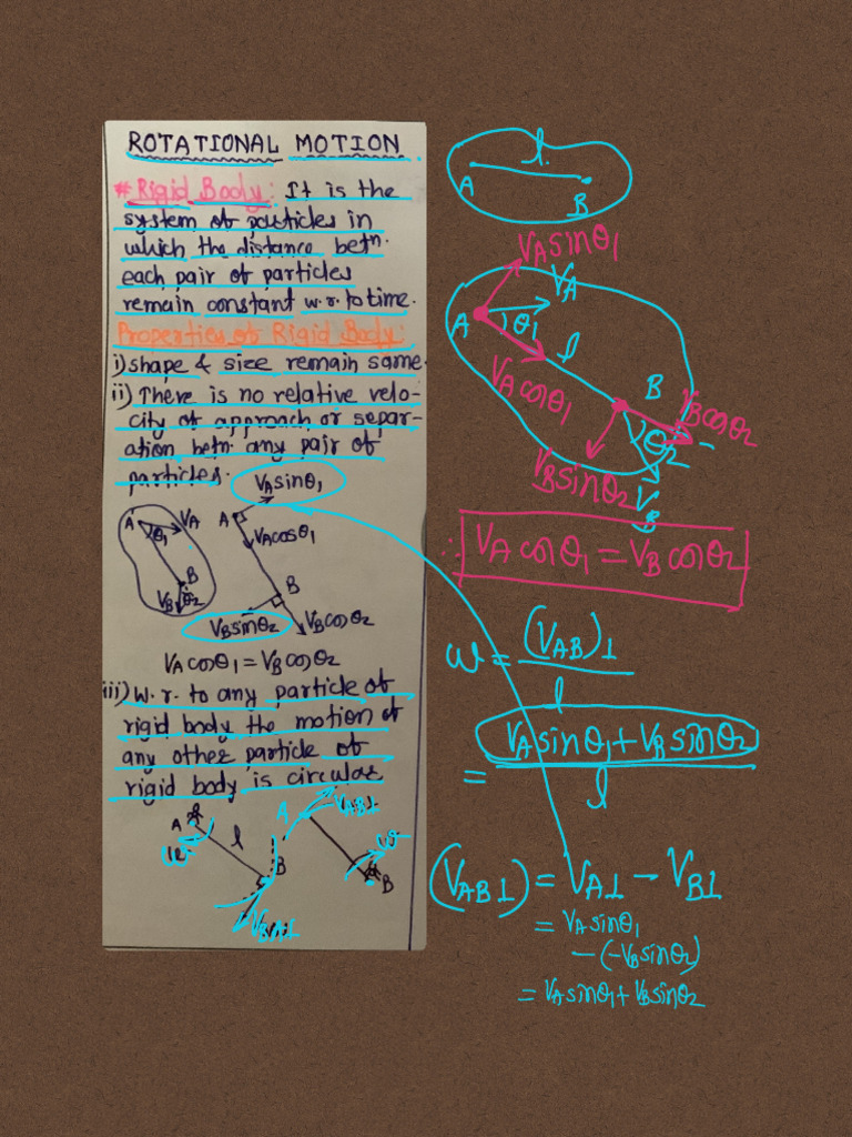 Rotational Motion Lecture 1 (RIGID BODY) - Qpvx3spxwobzr9kpwywp | PDF
