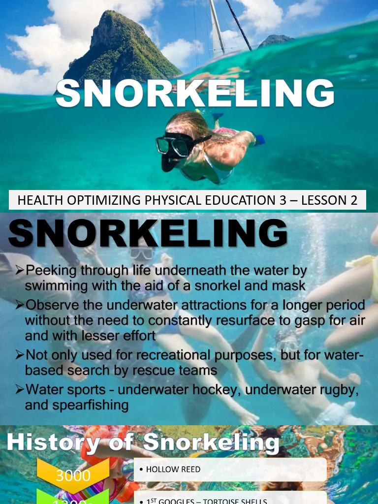Snorkeling Hope 3 Lesson 2 | PDF