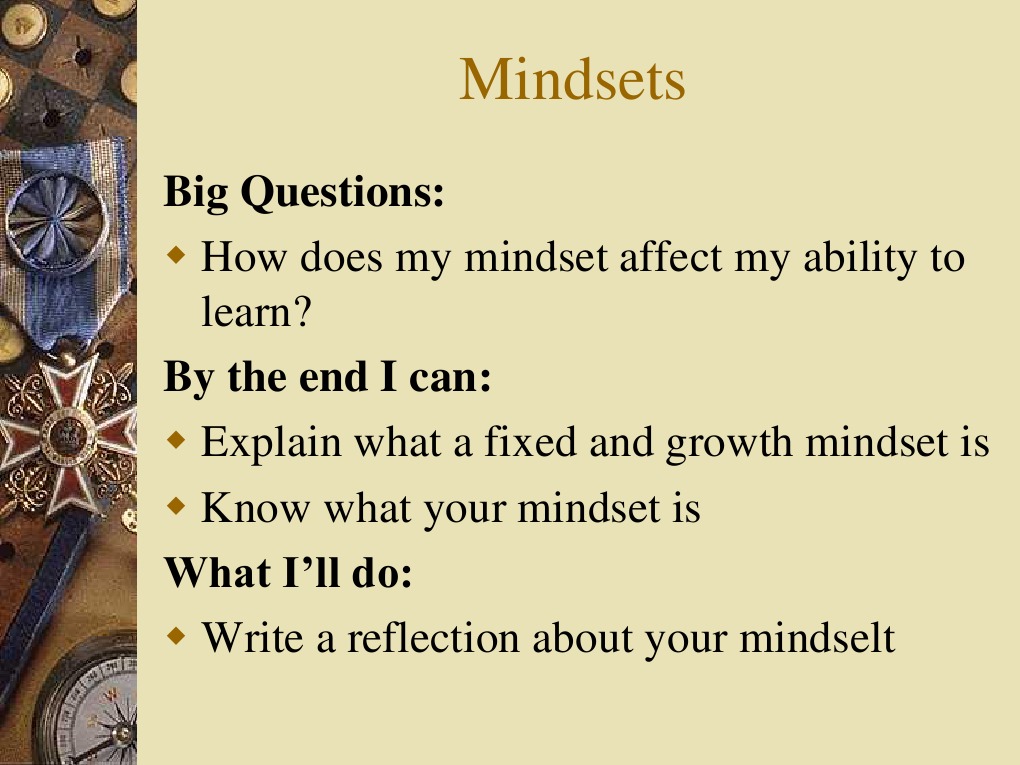 Fixed Vs Growth Mindsets | PDF
