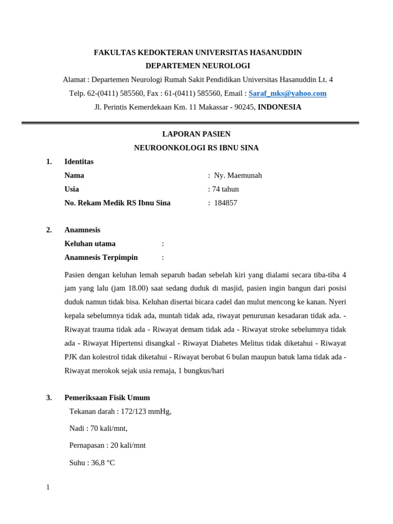 Bali Pasien Follow Up Agustus 12 Juli 2024 | PDF