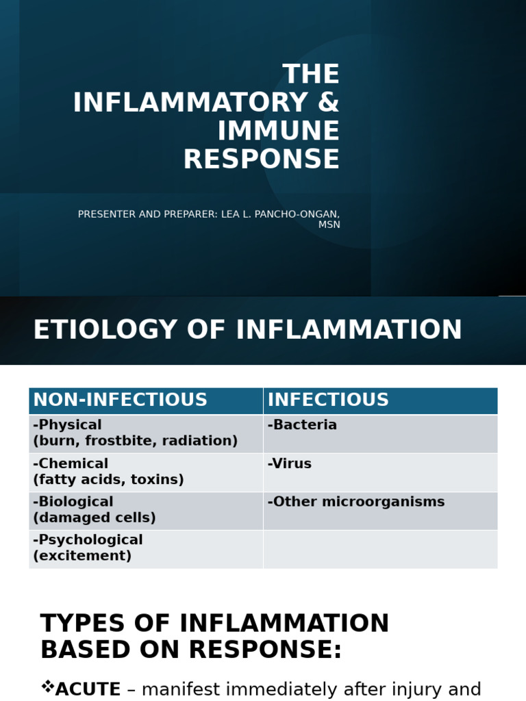 Understanding Inflammation and Immunity | PDF | Inflammation | Immune ...