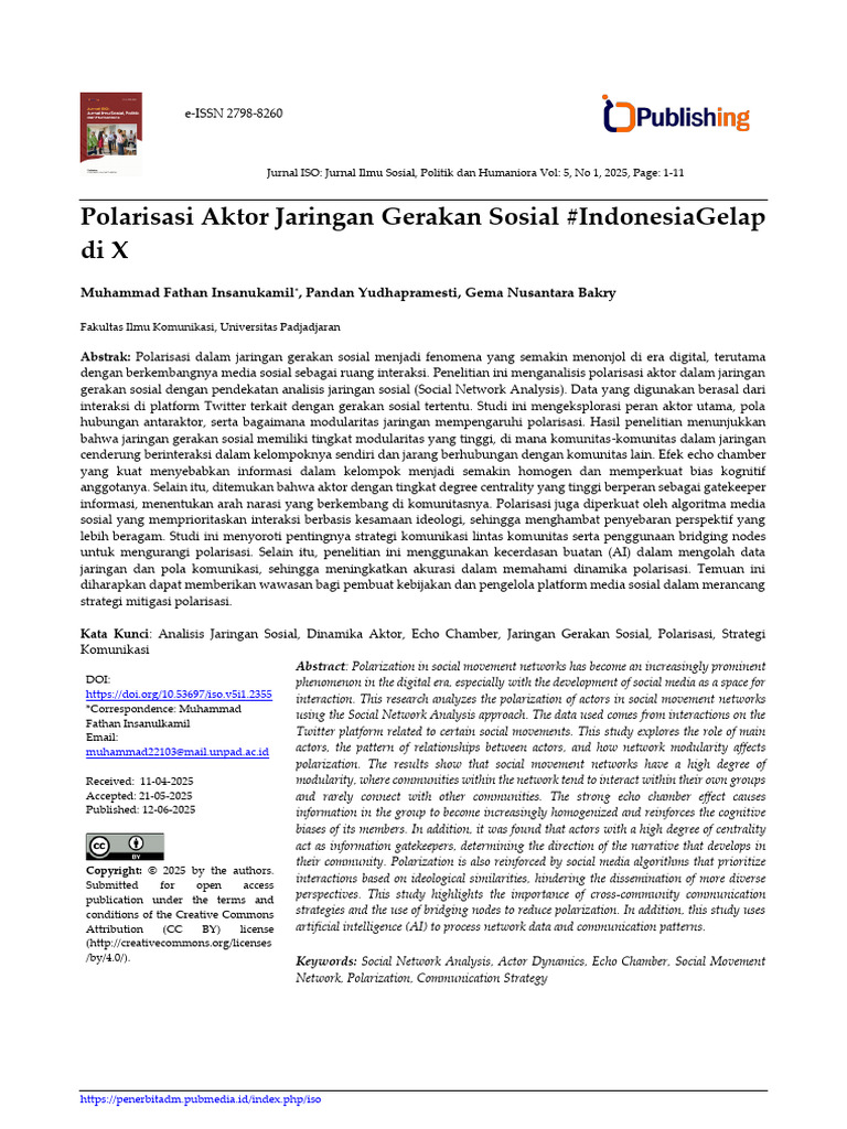 Artikel+Echo+Chamber Fathan,+Pandan,+Gema;+Table+1 | PDF