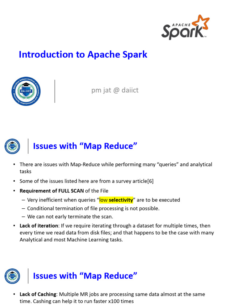 Spark | PDF | Apache Spark | Map Reduce