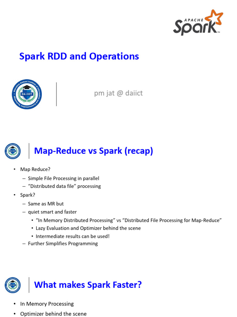 Understanding Spark RDD Operations | PDF | Apache Spark | Map Reduce