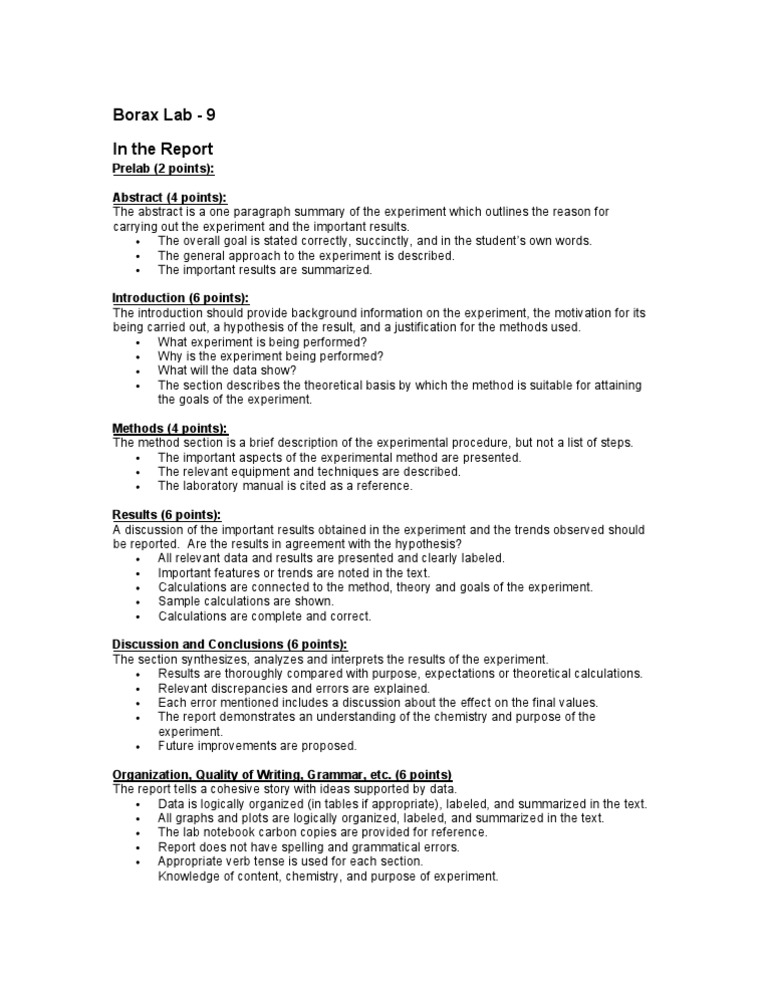 Lab Report Experiment 9 | PDF | Experiment | Scientific Method