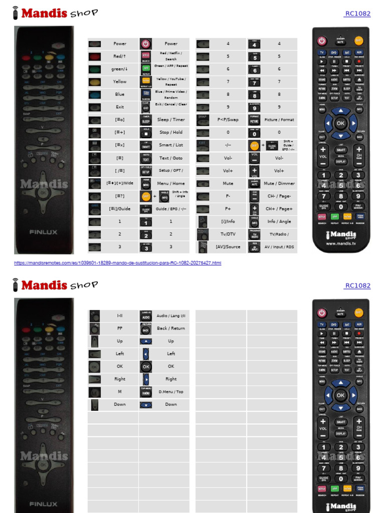 Manual Mando Universal Digivolt UN-57 | PDF