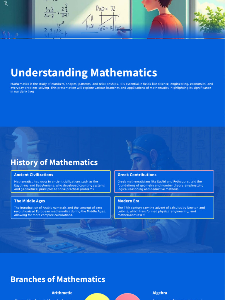 The Significance of Mathematics Today | PDF | Mathematics | Geometry