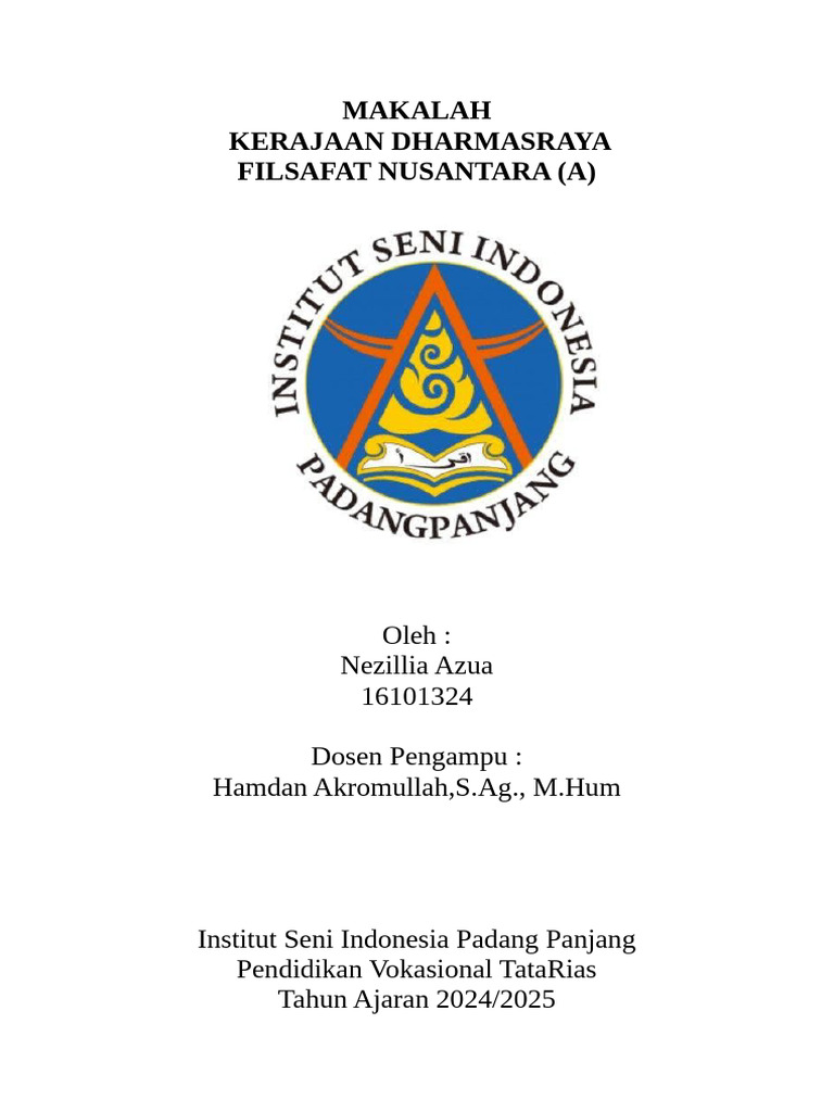 Peninggalan Kerajaan Dharmasraya | PDF