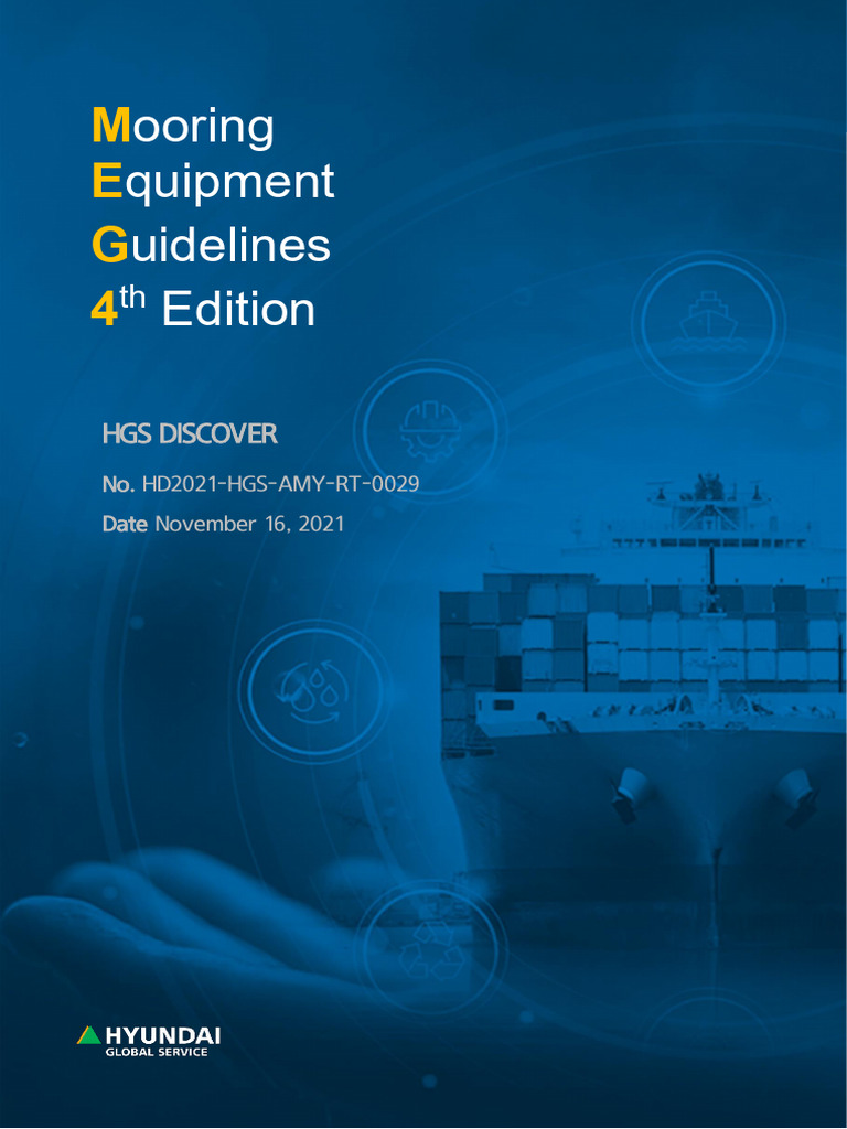 MEG4 Mooring Equipment Guidelines | PDF | Ships | Shipping