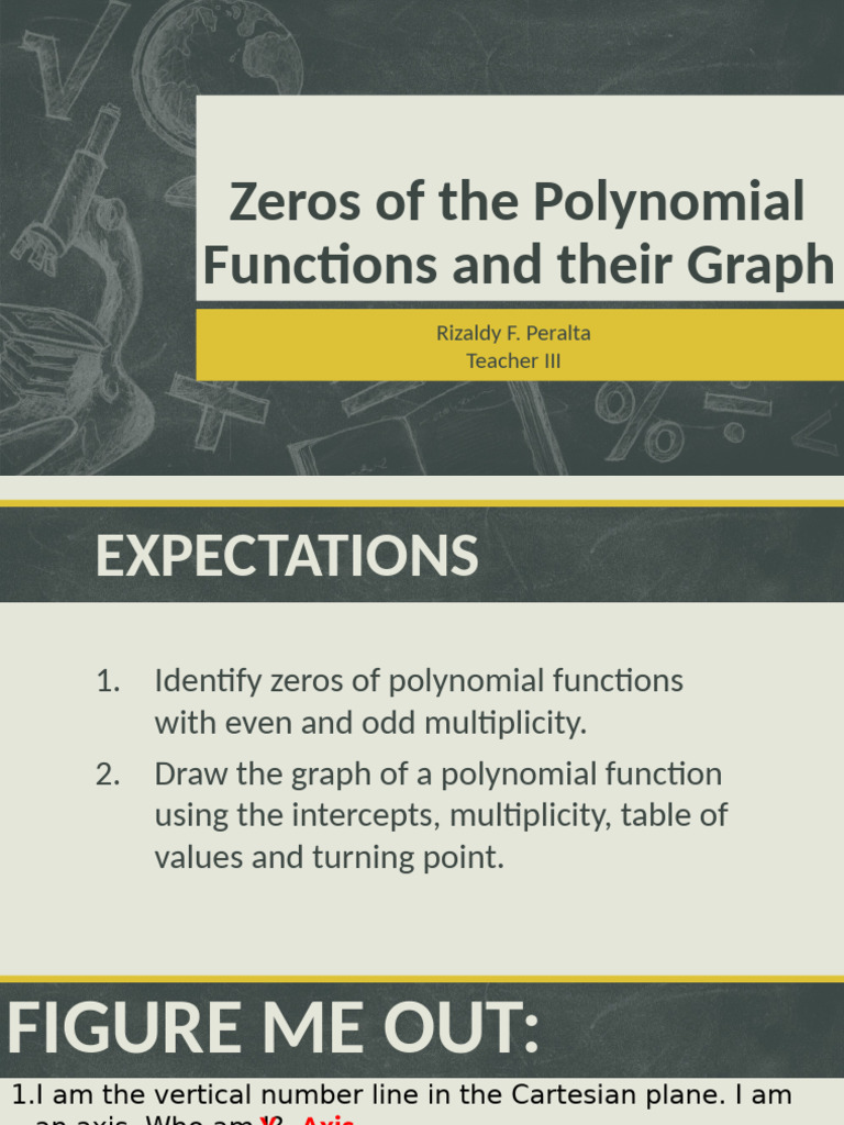 Illustrating Polynomial Function Pdf Cartesian Coordinate System