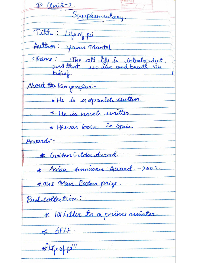 12 STD English Paragraph Unit - 2 | PDF
