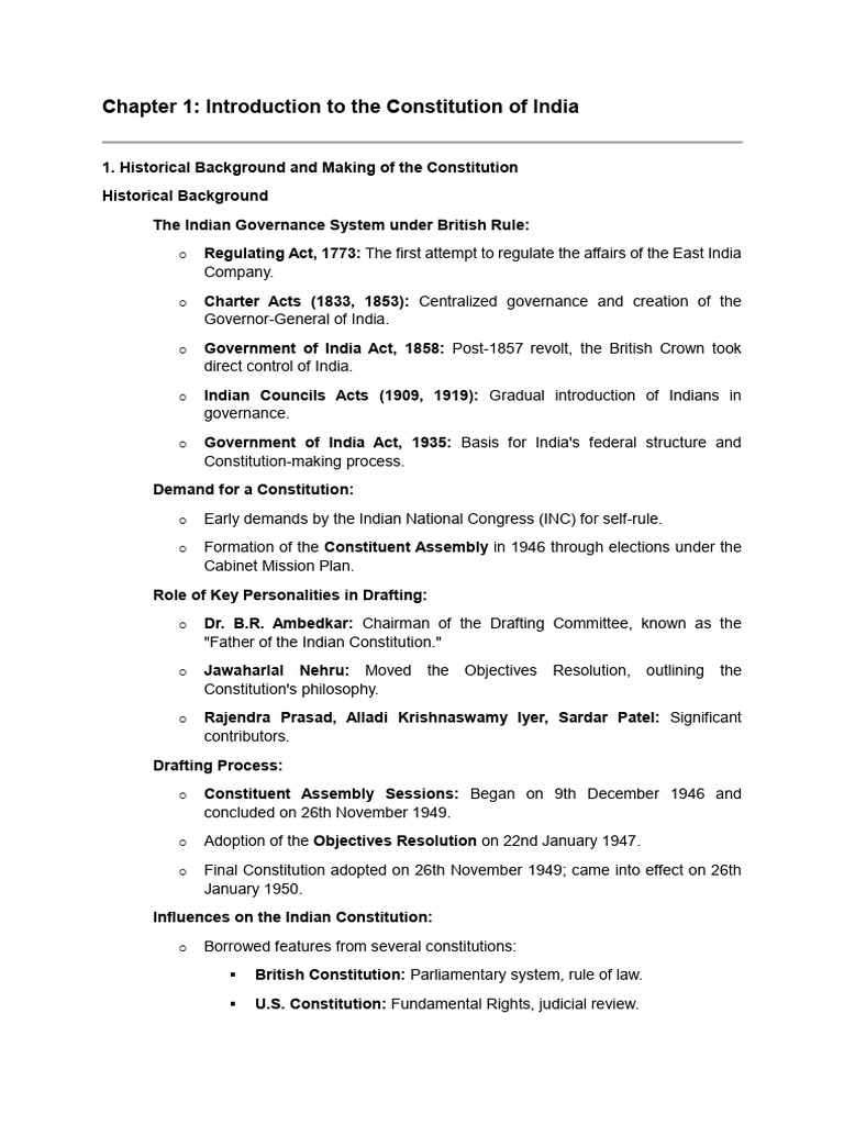 Overview of India's Constitution and Rights | PDF | Supreme Courts ...