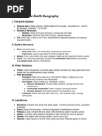 A-Level Geography Notes | PDF