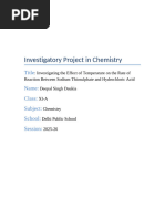 Disappearing Cross Experiment Analysis | PDF | Chemical Reactions ...