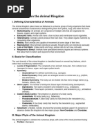 NCERT Animal Kingdom Classification Guide | PDF